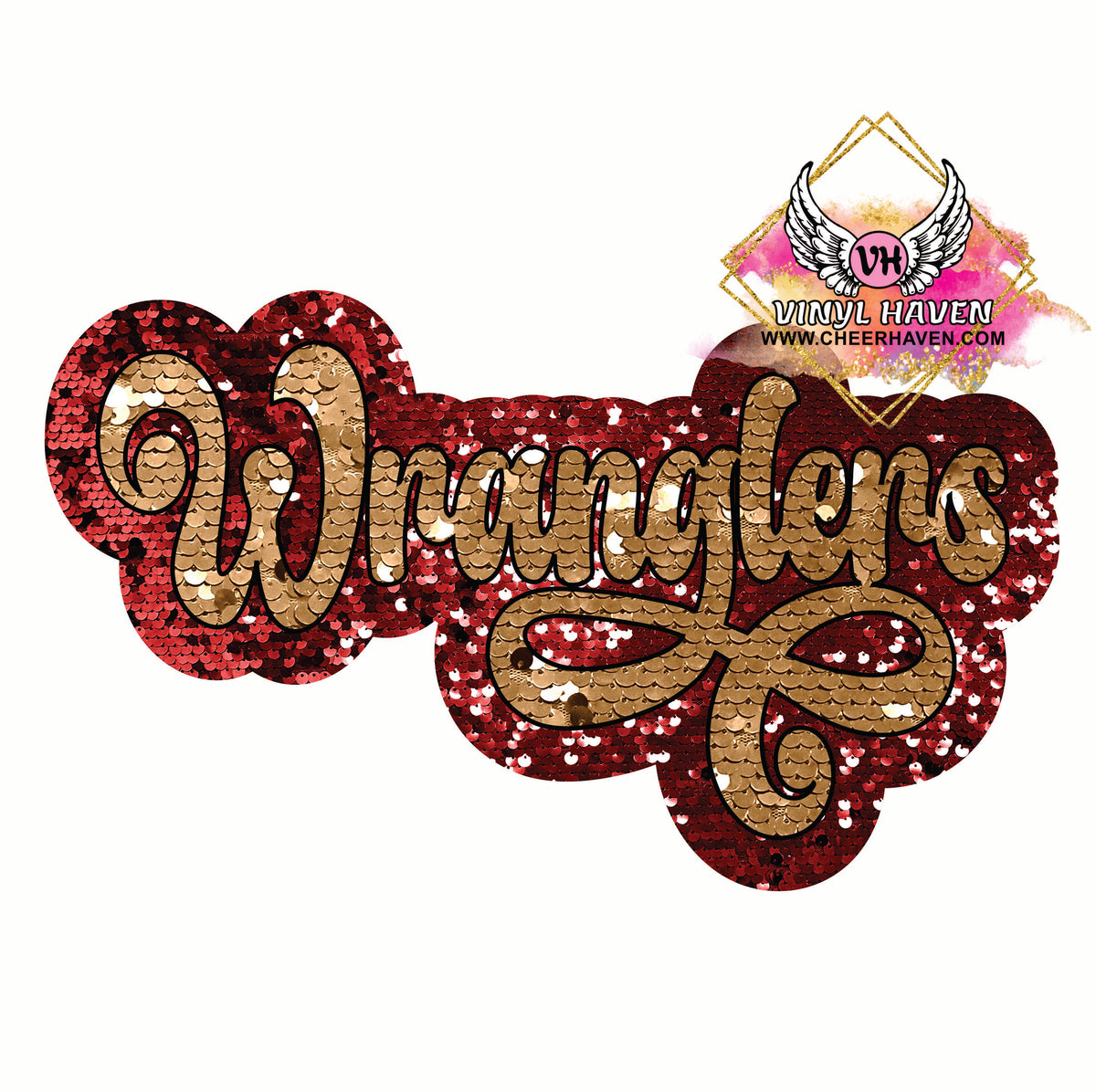 DTF Print * Realistic Texture Faux Sequins * Wranglers – Cheer Haven LLC.