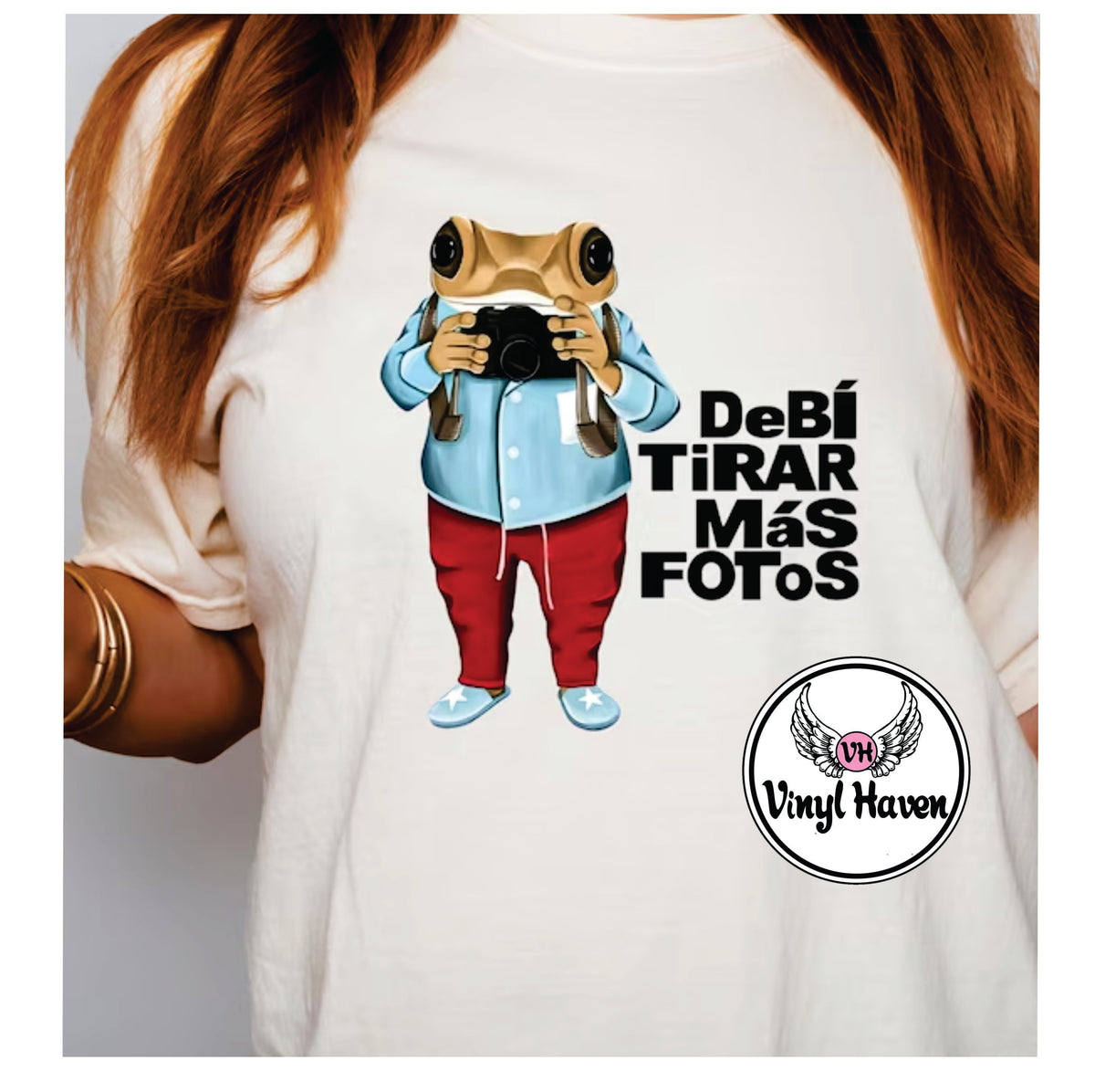 DTF Print * DTMF FRog with camera – Cheer Haven LLC.