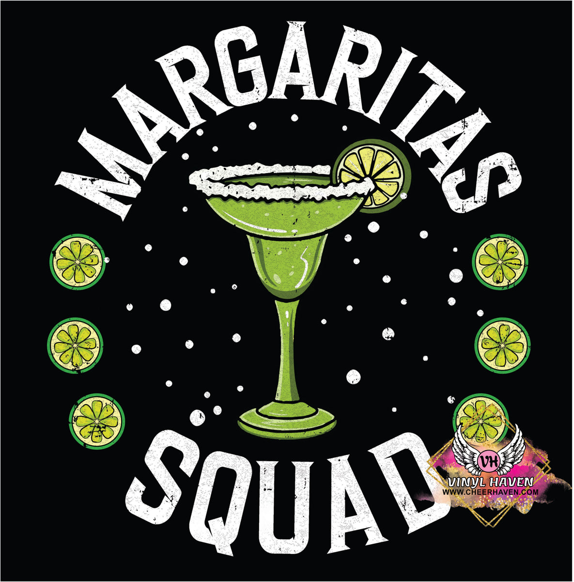 DTF Print * Margaritas squad – Cheer Haven LLC.