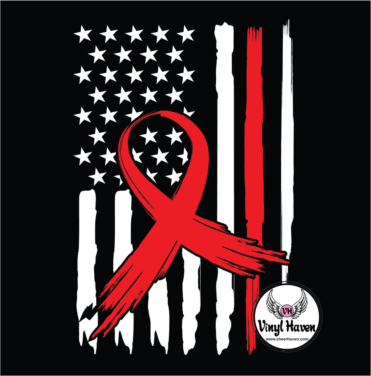 DTF Print * Red Ribbon Week * Red Ribbon Flag – Cheer Haven LLC.