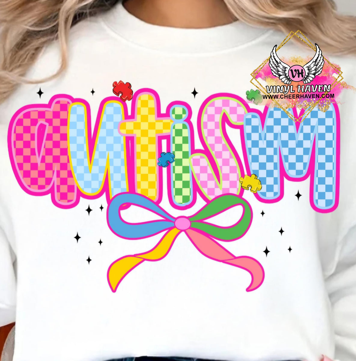 DTF Print * Autism * Pastel colors – Cheer Haven LLC.