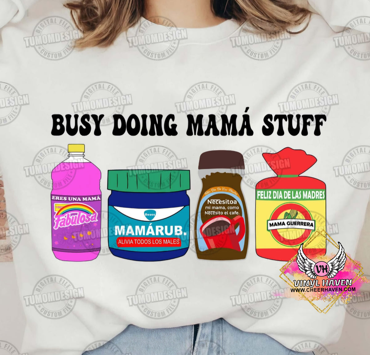 DTF Print * Mothers Day * Busy doing Mama' Stuff – Cheer Haven LLC.