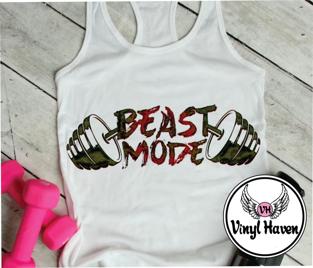 DTF * Gym/Workout * Beast mode – Cheer Haven LLC.