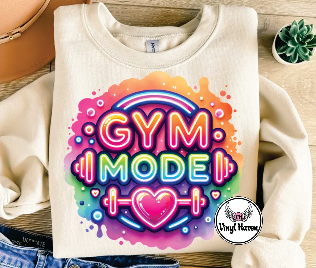 DTF * Gym/Workout * Colorful Gym Mode – Cheer Haven LLC.