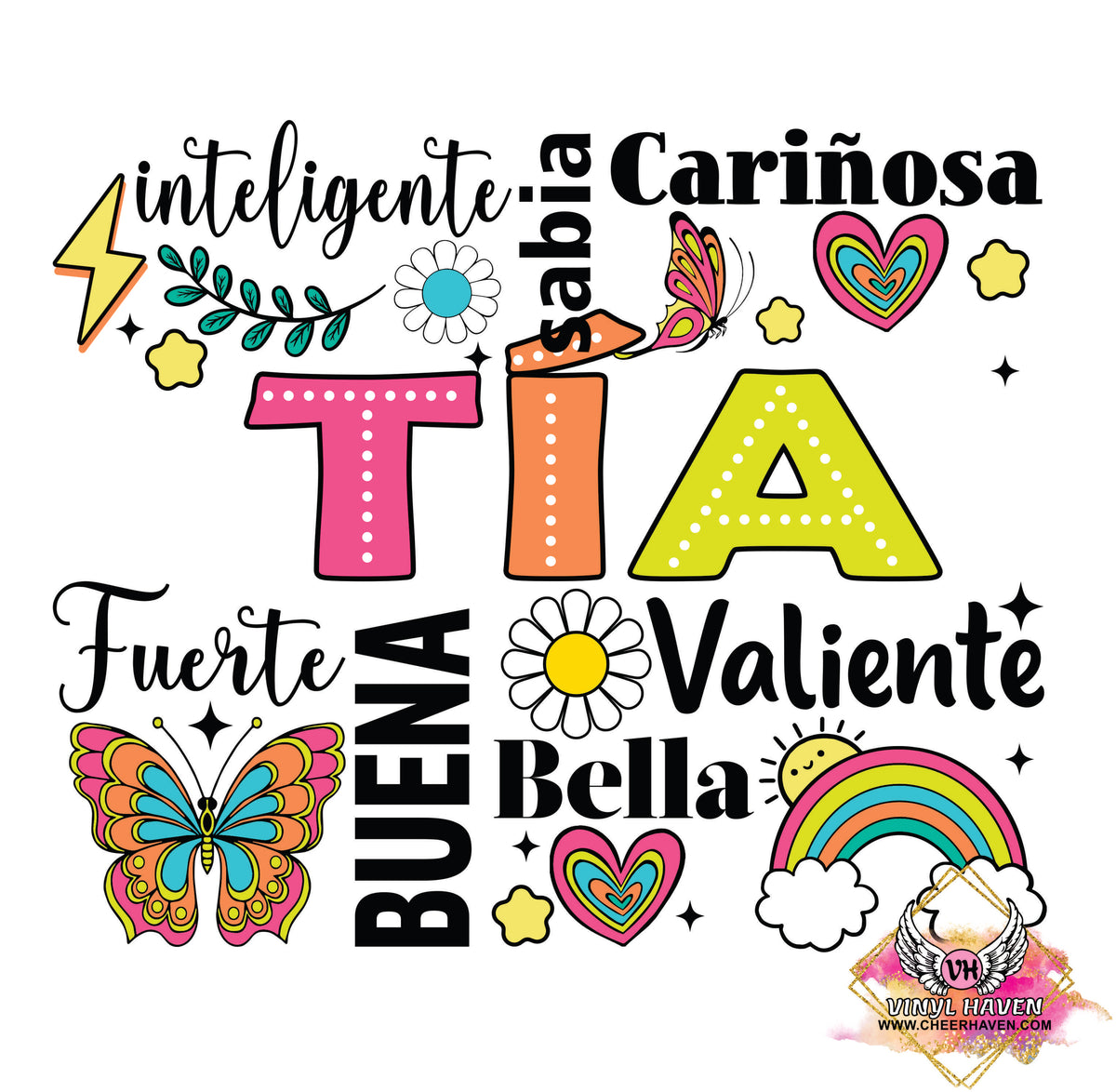 DTF Print * Mothers Day * Tia words – Cheer Haven LLC.