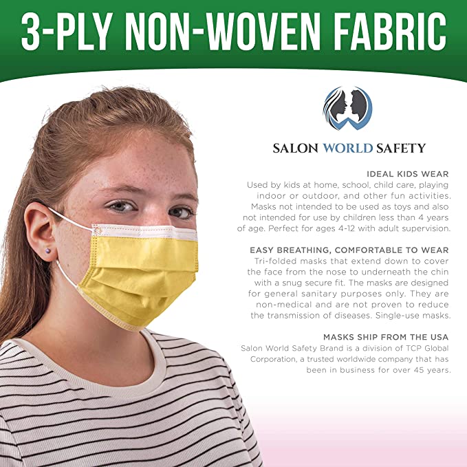 3-Ply Disposable Face Masks (50PCS) (5 colors) (YOUTH) – Cheer Haven LLC.